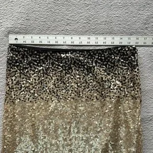 VENUS | Skirts | Venus Women Ombr Black Gold Sequin Mesh Overlay Maxi ...